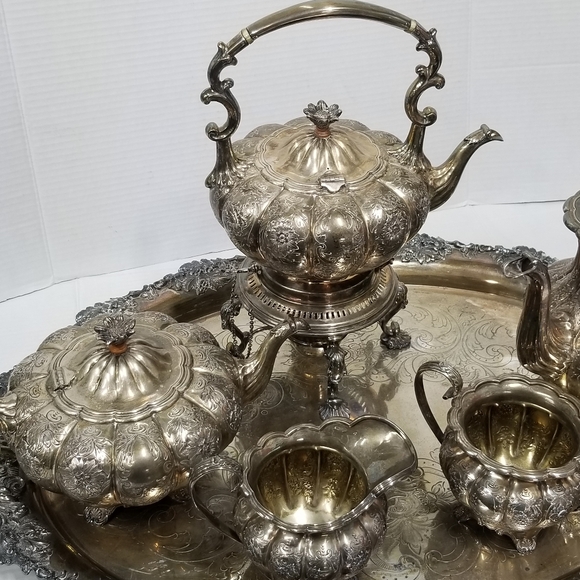 Antique | Dining | Amazing Rare Antique Victorian Repousse Silver ...